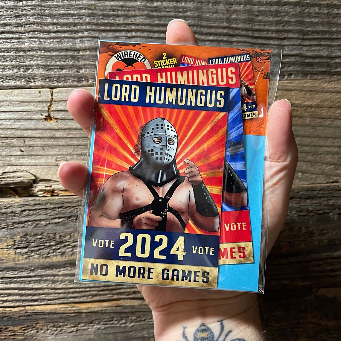 VOTE Lord Humungus 2024 Sticker Pack Two Awesome Mad Max - Etsy