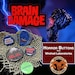 Brain Damage & Basket Case Horror Movie Pinback Button Set. 5 Wearable ...