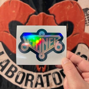 Holographic Blade Runner Spinner Logo Vinyl Sticker Cyberpunk Movie ...