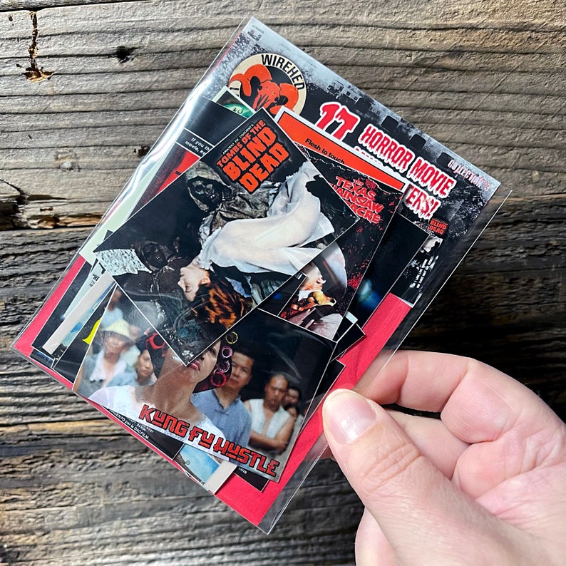 Horror Movie Stickers 17 Mini Poster Sticker Pack All - Etsy