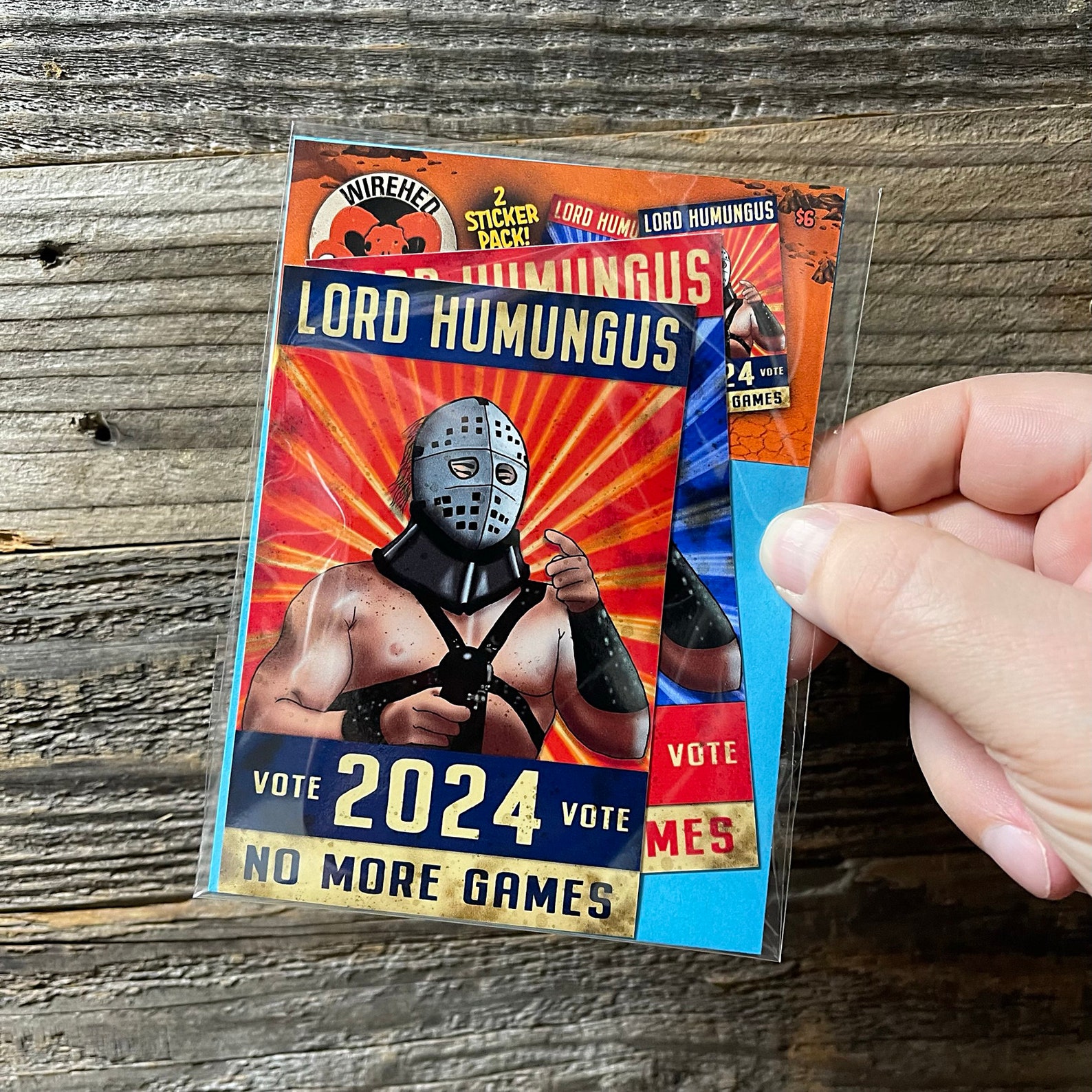 VOTE Lord Humungus 2024 Sticker Pack Two Awesome Mad Max - Etsy