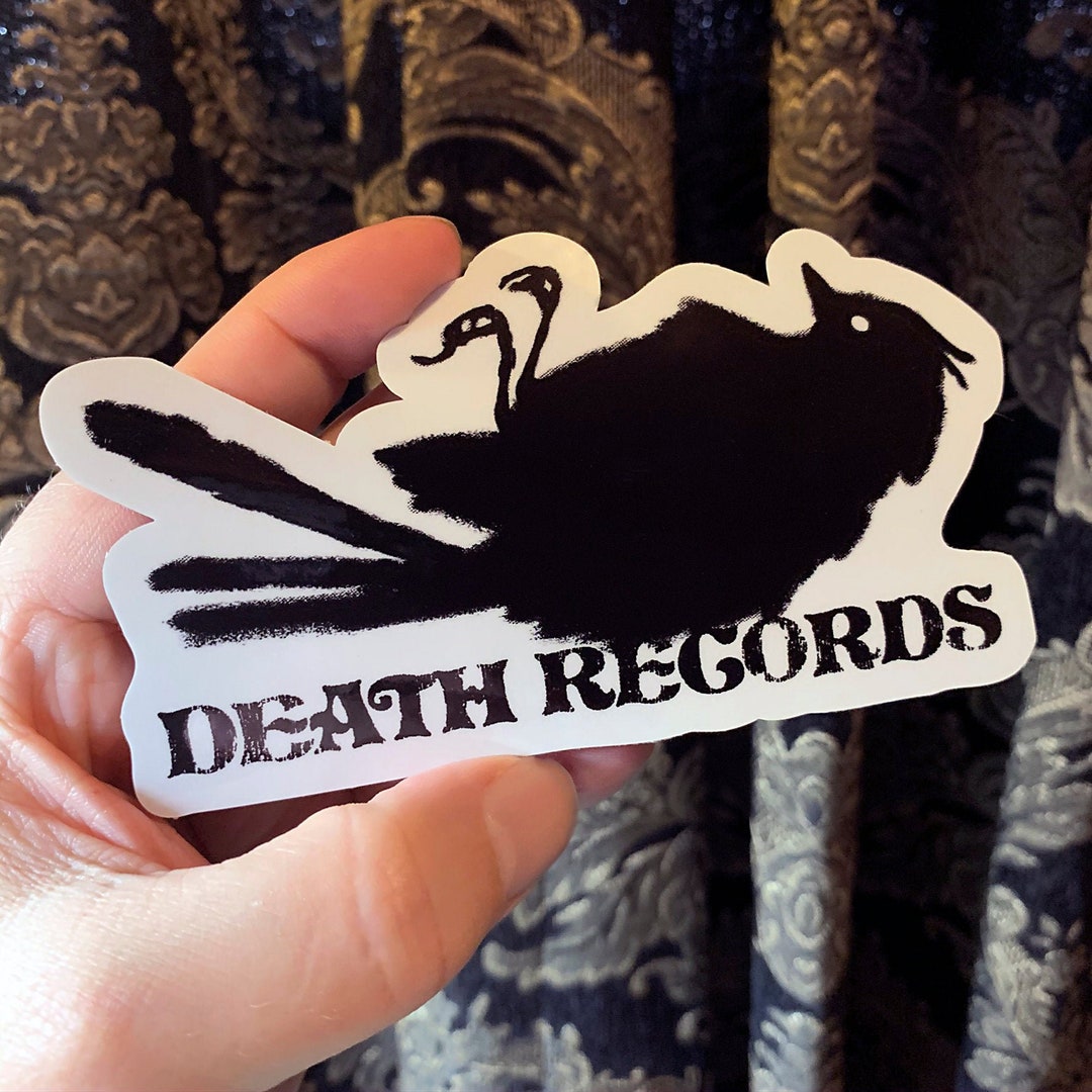 Death Records Logo - Phantom of the Paradise - Vinyl Sticker! 5" All ...