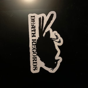 Death Records Logo - Phantom of the Paradise - Vinyl Sticker! 5" All ...