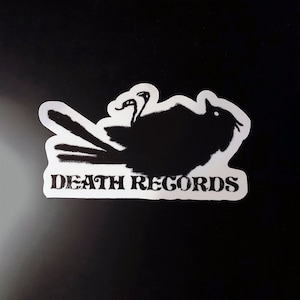 Death Records Logo - Phantom of the Paradise - Vinyl Sticker! 5" All ...