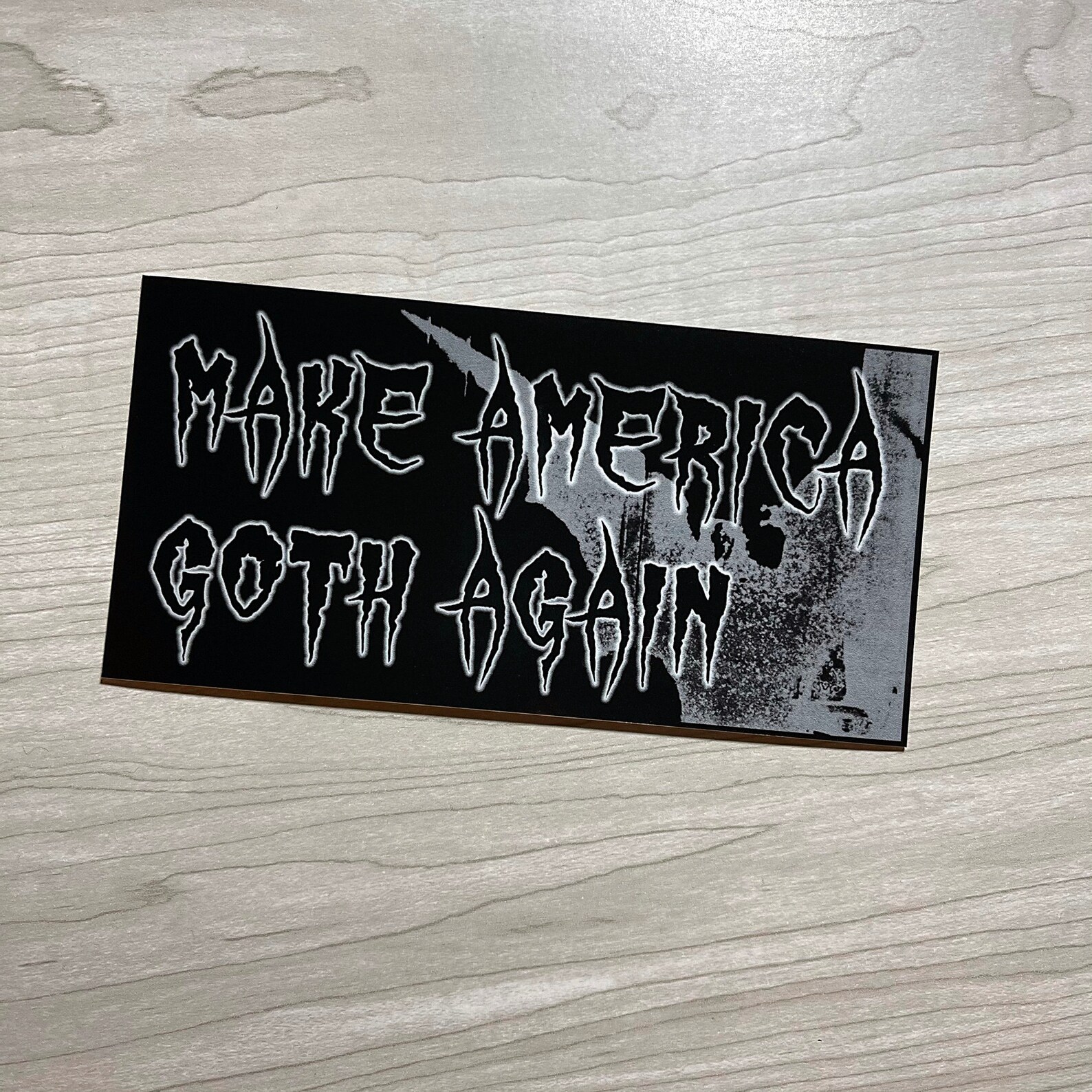 Make America GOTH Again Vinyl Sticker Dark 6 Decal - Etsy
