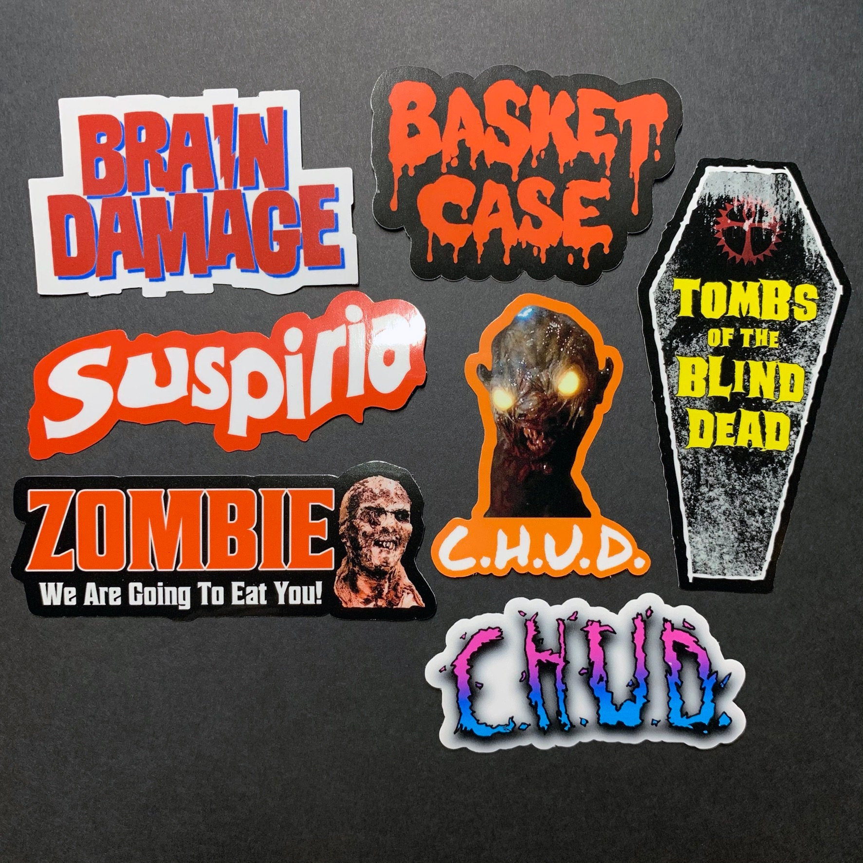 Horror Movie Logo Stickers High Quality Laminated All | Etsy Canada