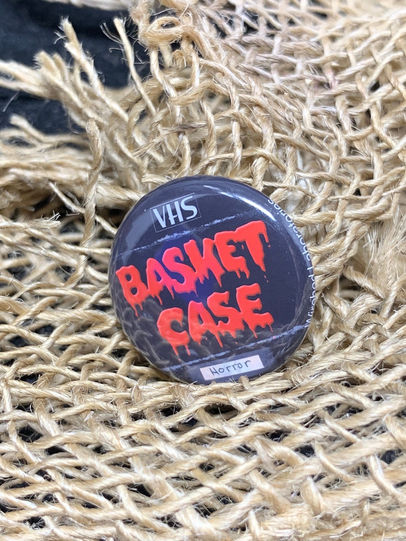 Brain Damage & Basket Case Horror Movie Pinback Button Set. 5 Wearable ...