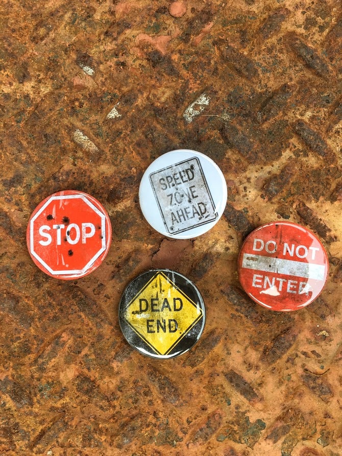 Post Apocalypse Street Signs 1.5 Button Set Mad Max - Etsy UK