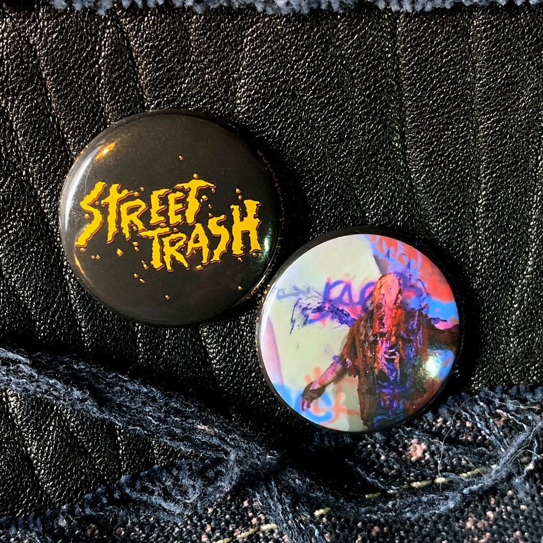 Street Trash Horror Movie Buttons! TWO 1" Pins Inspired by Every Cult ...