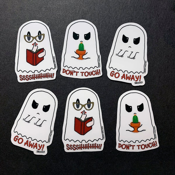 Angry Ghost Decals - Etsy