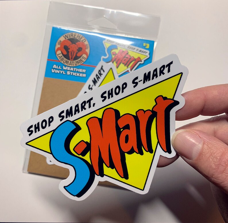 S-mart Vinyl Sticker Shop Smart Shop S-mart 4.5 All | Etsy