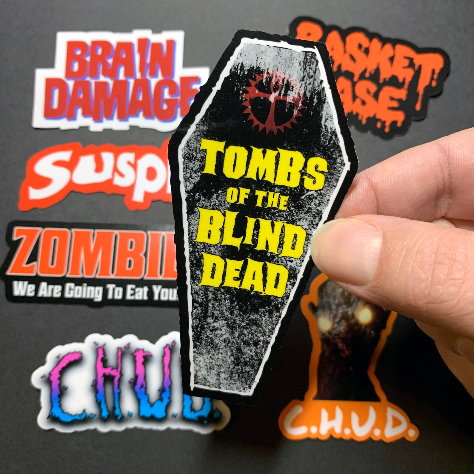 Horror Movie Logo Stickers High Quality, Laminated All Weather Vinyl ...