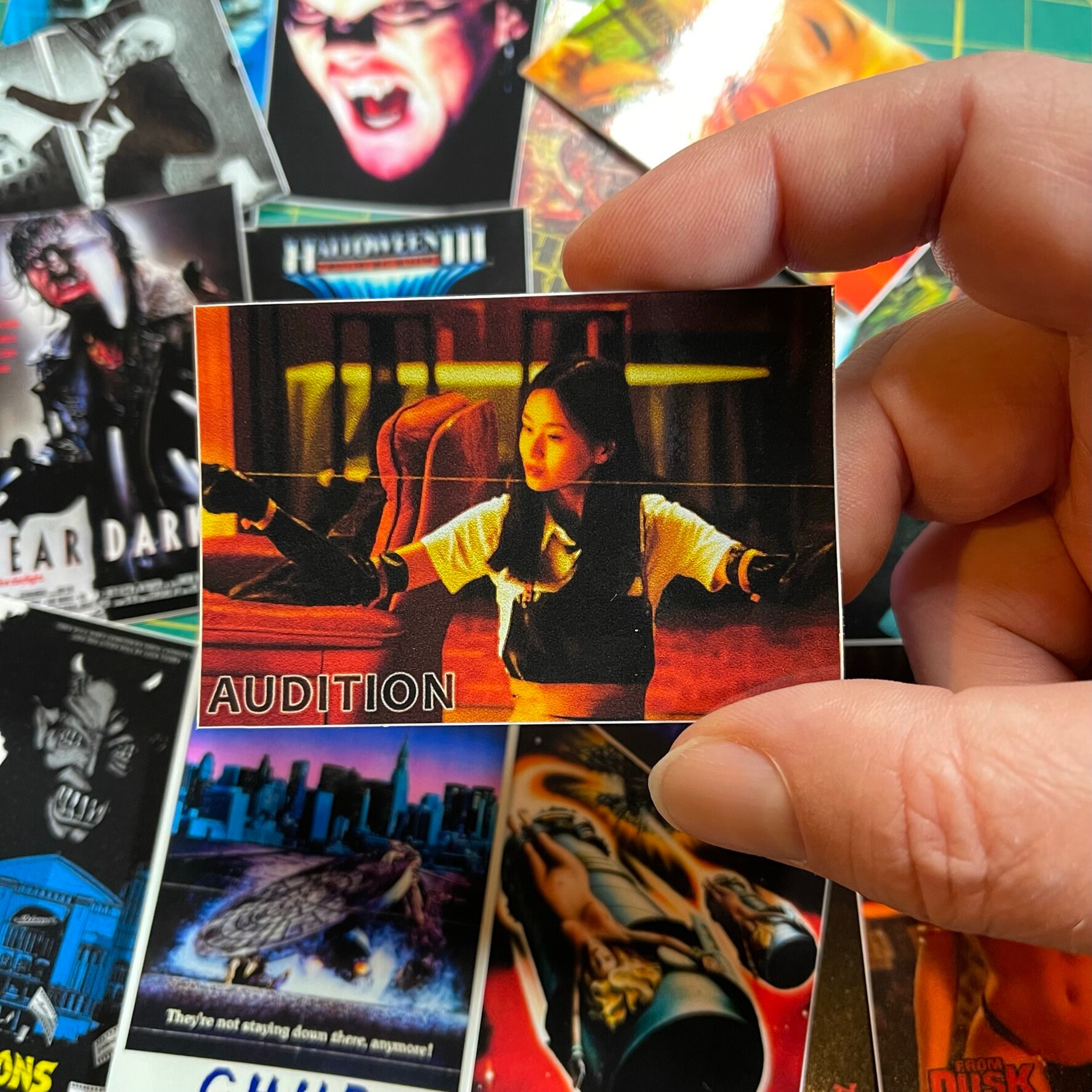 17 Mini Horror Poster Sticker Pack Scary Movie Stickers All - Etsy