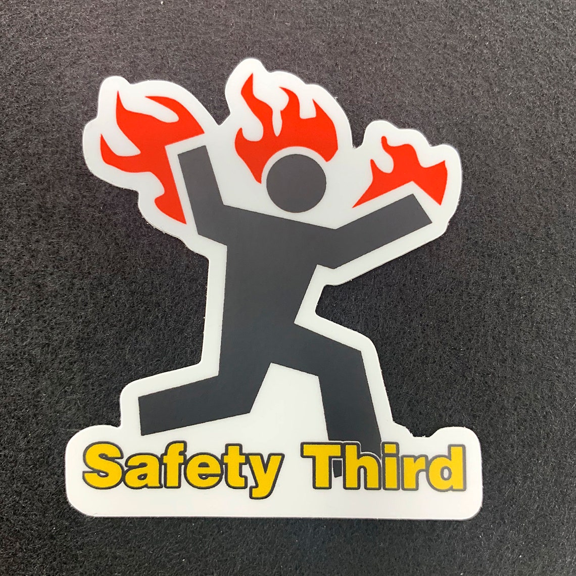 Safety Third Vinyl Sticker 3 All Weather high quality | Etsy