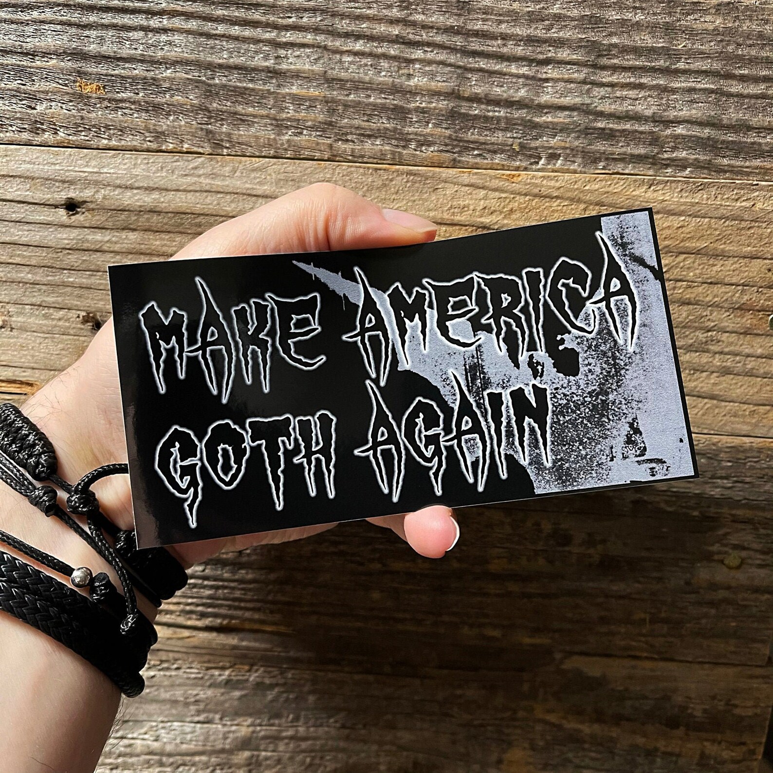 Make America GOTH Again Vinyl Sticker Dark 6 Decal - Etsy