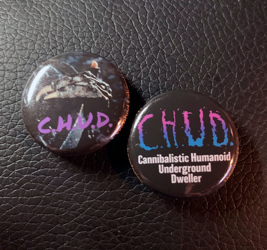CHUD Horror Movie Small Buttons. Set of TWO 1' Pins From - Etsy