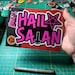 HAIL SATAN Vinyl Sticker 6 Long All Weather Laminated - Etsy
