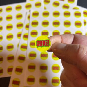 Retro Genre VHS | DVD Sticker Sheets! 1 Sheet of Thirty-five (35) 3/4 ...