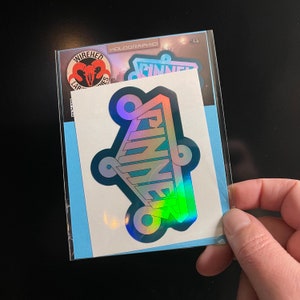 Holographic Blade Runner Spinner Logo Vinyl Sticker Cyberpunk Movie ...