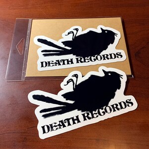 Death Records Logo - Phantom of the Paradise - Vinyl Sticker! 5" All ...