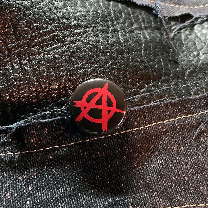 PUNK as FCK ANARCHY 1 Buttons Classic Pins for Your - Etsy