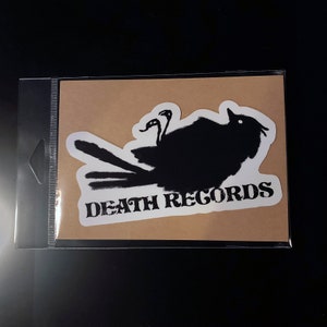 Death Records Logo - Phantom of the Paradise - Vinyl Sticker! 5" All ...