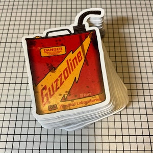 Guzzoline Vinyl Sticker! Mad Max Gas Can Weatherproof Decal for Your ...