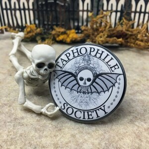 Cemetery Lover & Taphophile Button Set! Perfect Goth Accessory! FIVE 1. ...
