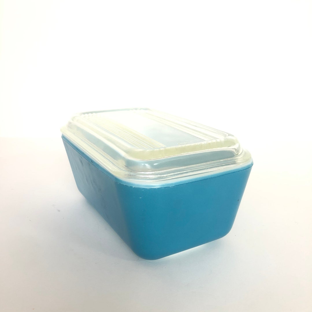 Vintage Pyrex Fridge Container - Pyrex Brand Milk Glass Refrigerator ...