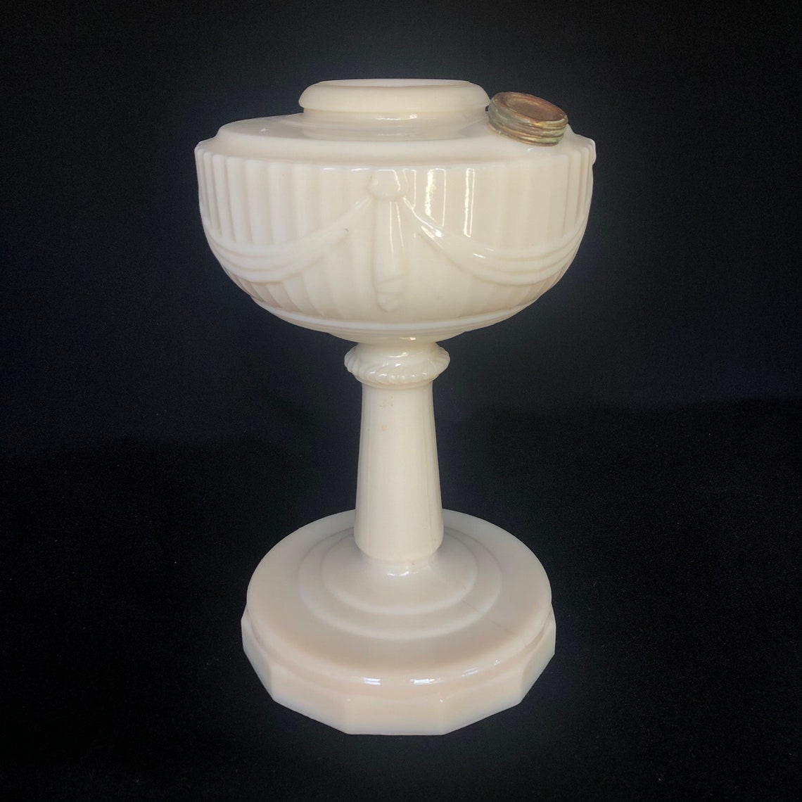 AUTHENTIC Vintage Tall Lincoln Drape Alacite Ivory Milk - Etsy