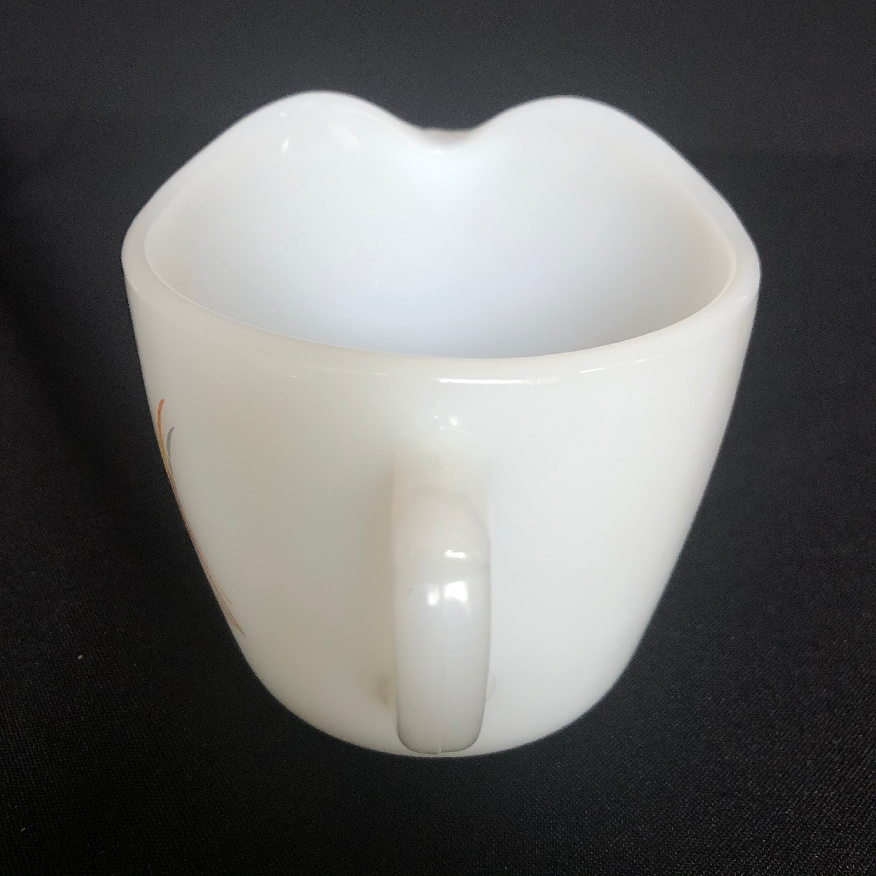 Vintage fire King Oven Ware Gold Harvest Wheat Pattern Creamer Pitcher ...