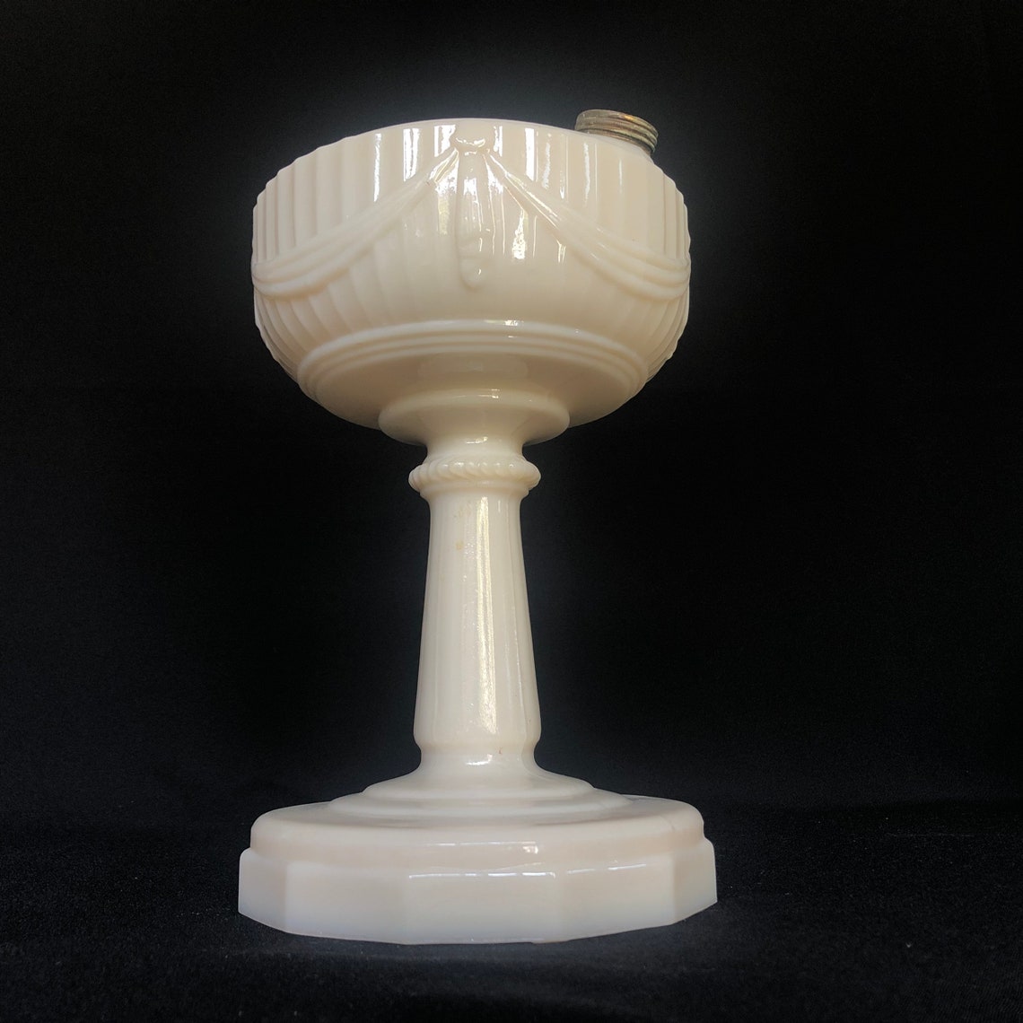 AUTHENTIC Vintage Tall Lincoln Drape Alacite Ivory Milk - Etsy