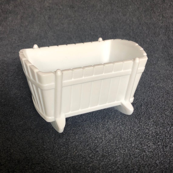 Vintage Milk Glass Cradle Dish Milkglass Planter - Etsy