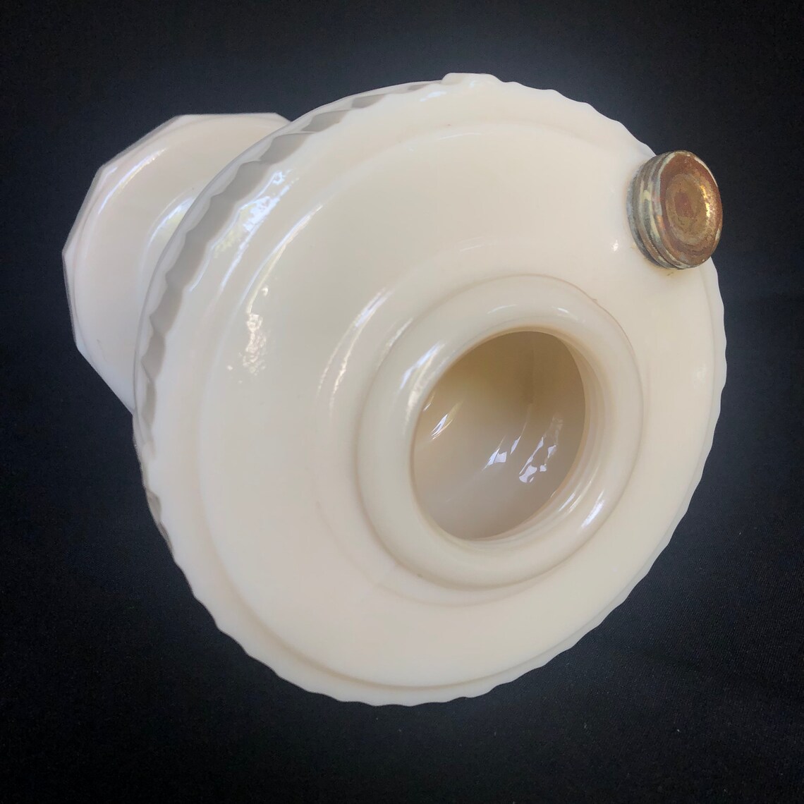 AUTHENTIC Vintage Tall Lincoln Drape Alacite Ivory Milk - Etsy