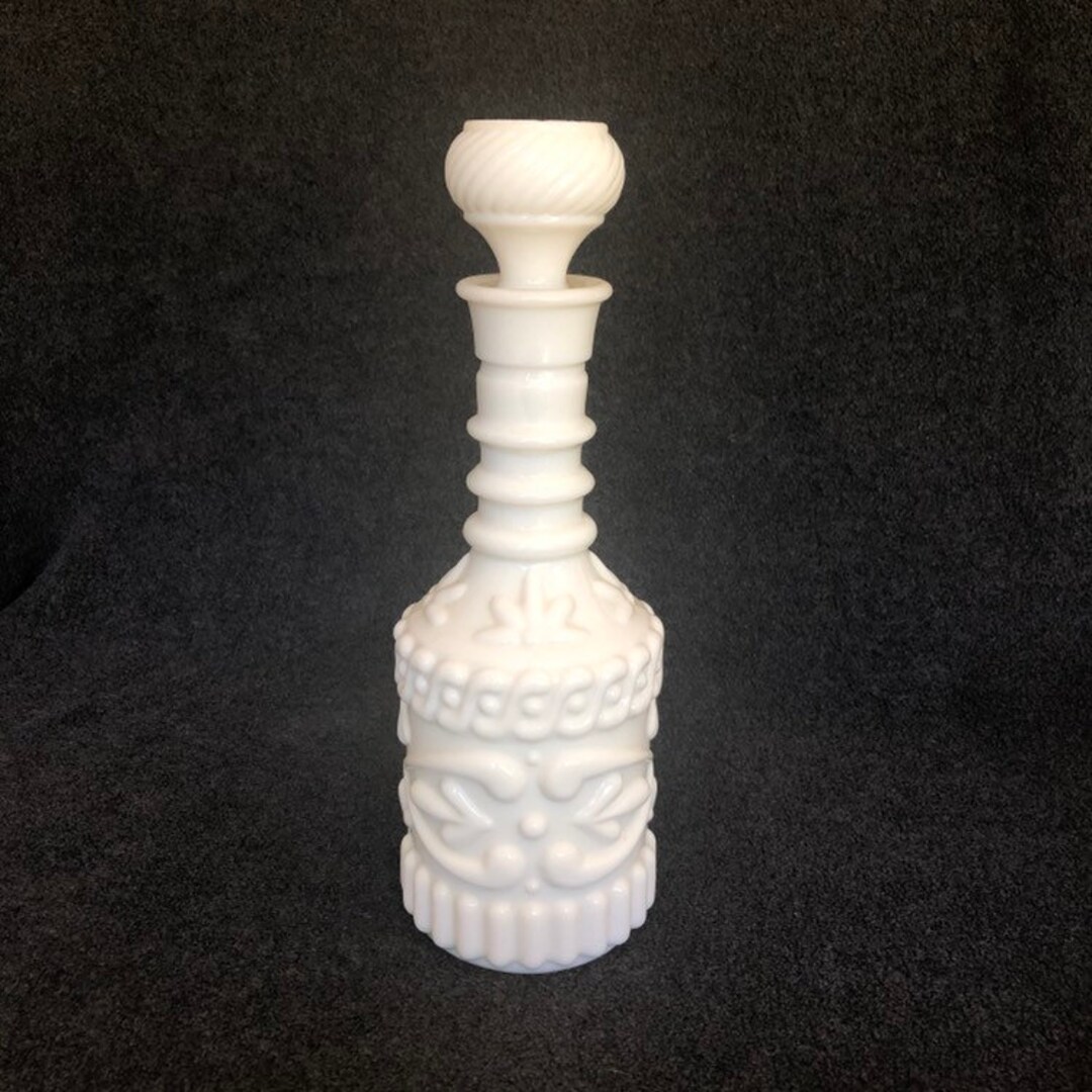 Milkglass Jim Beam Decanter - Milk Glass - Etsy