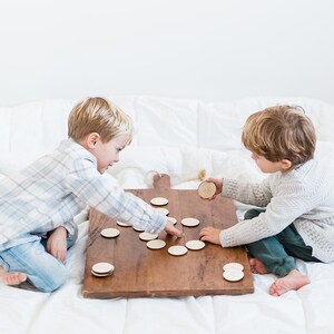 Wooden Memory Match Game, Engraved Set of 20 Farm House Edition ...