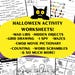Printable Halloween Coloring/activity Book - Etsy
