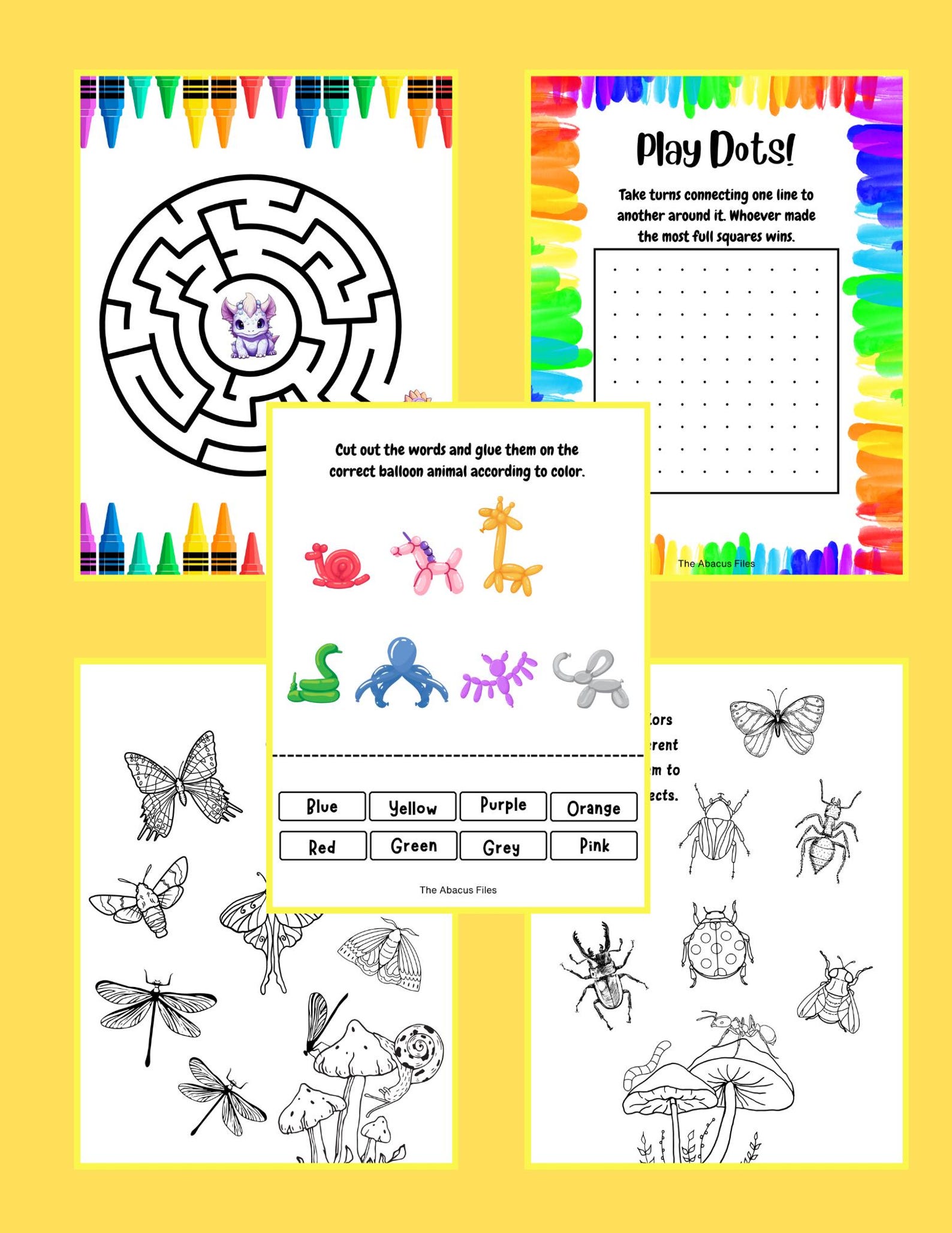 Colorful Education Printable Pack-digital Download-educational ...