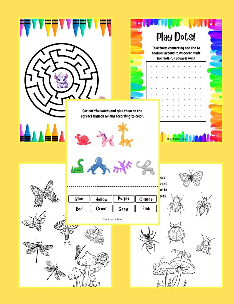 Colorful Education Printable Pack-digital Download-educational ...