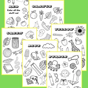 Colorful Education Printable Pack-digital Download-educational ...