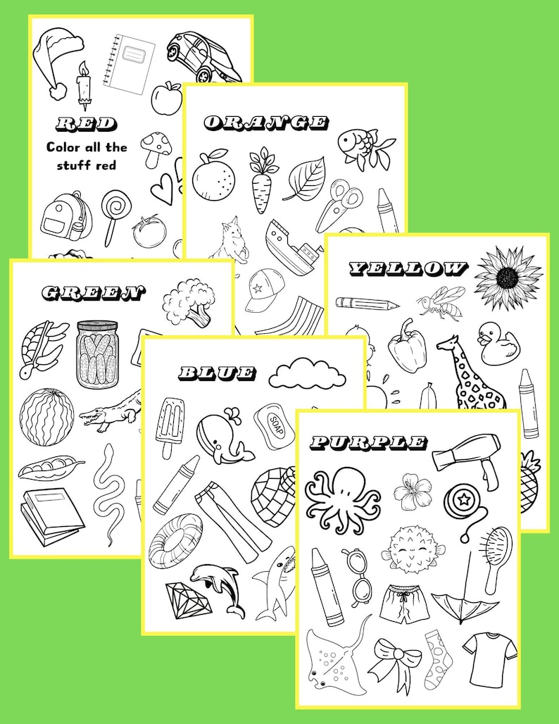 Colorful Education Printable Pack-digital Download-educational ...