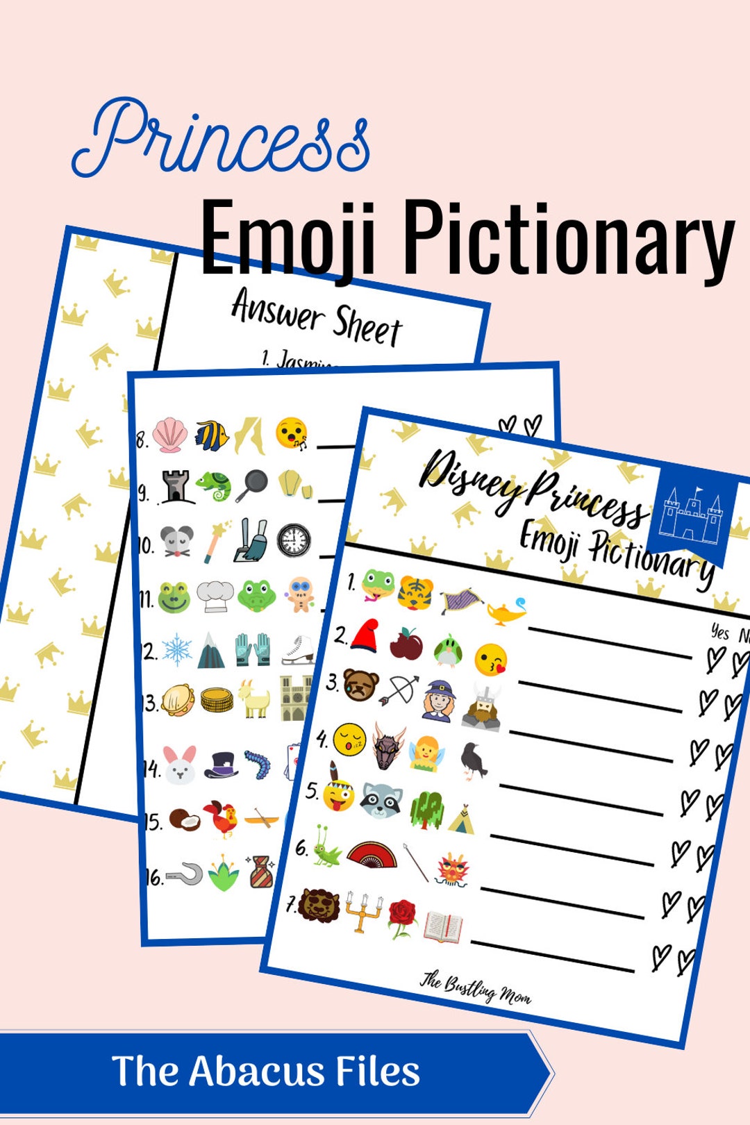 Princess Emoji Game - Etsy