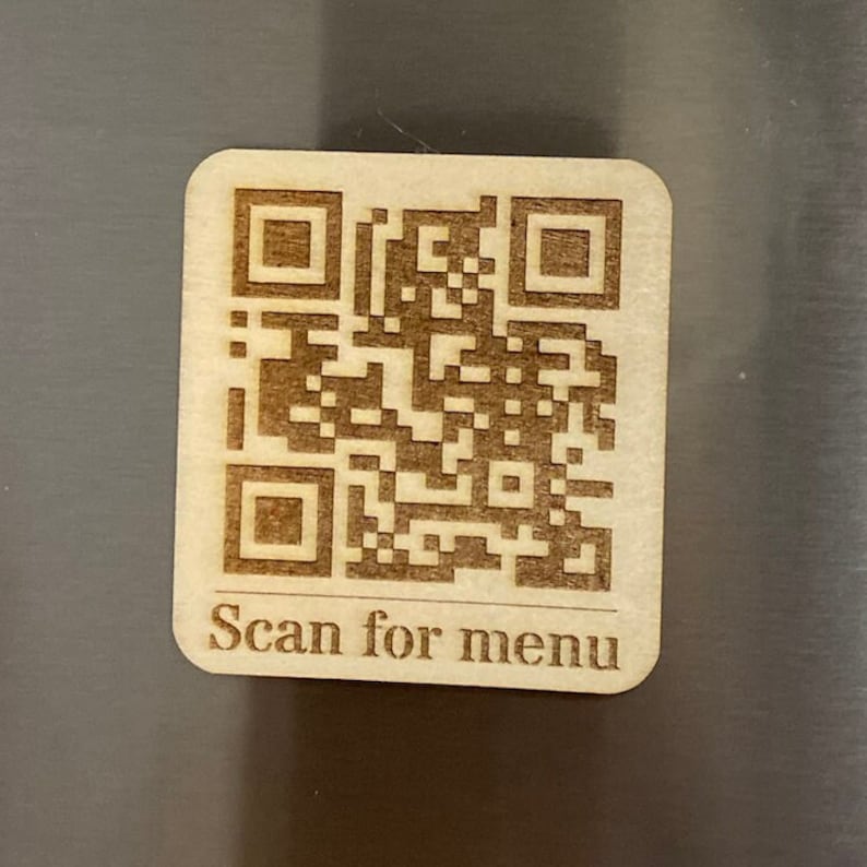 Personalized Wood QR Code: Engraved Sign | Your Website Link & Custom ...