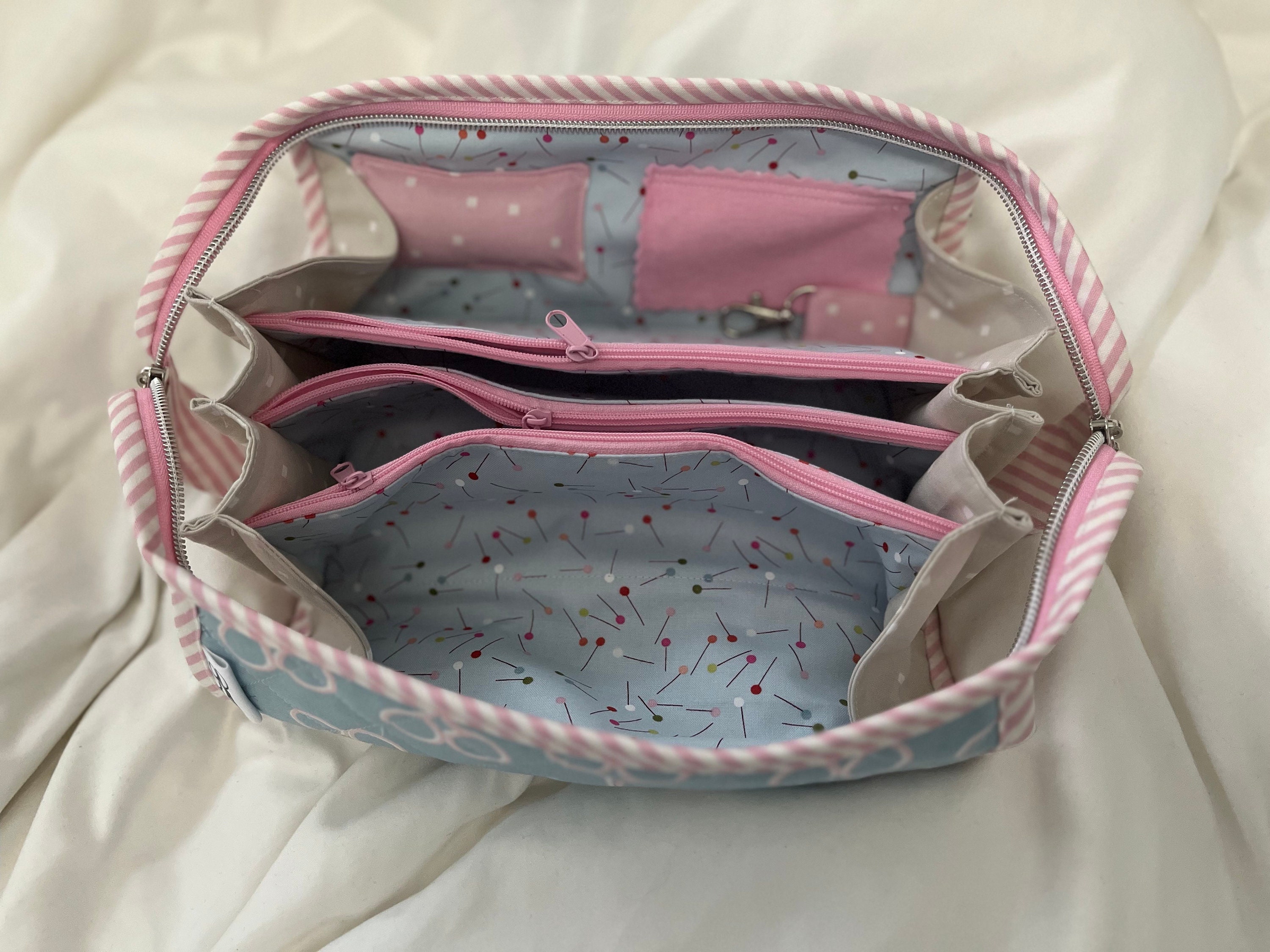 Sewing Notions Bag Featuring Sewing Themed Fabric - Etsy