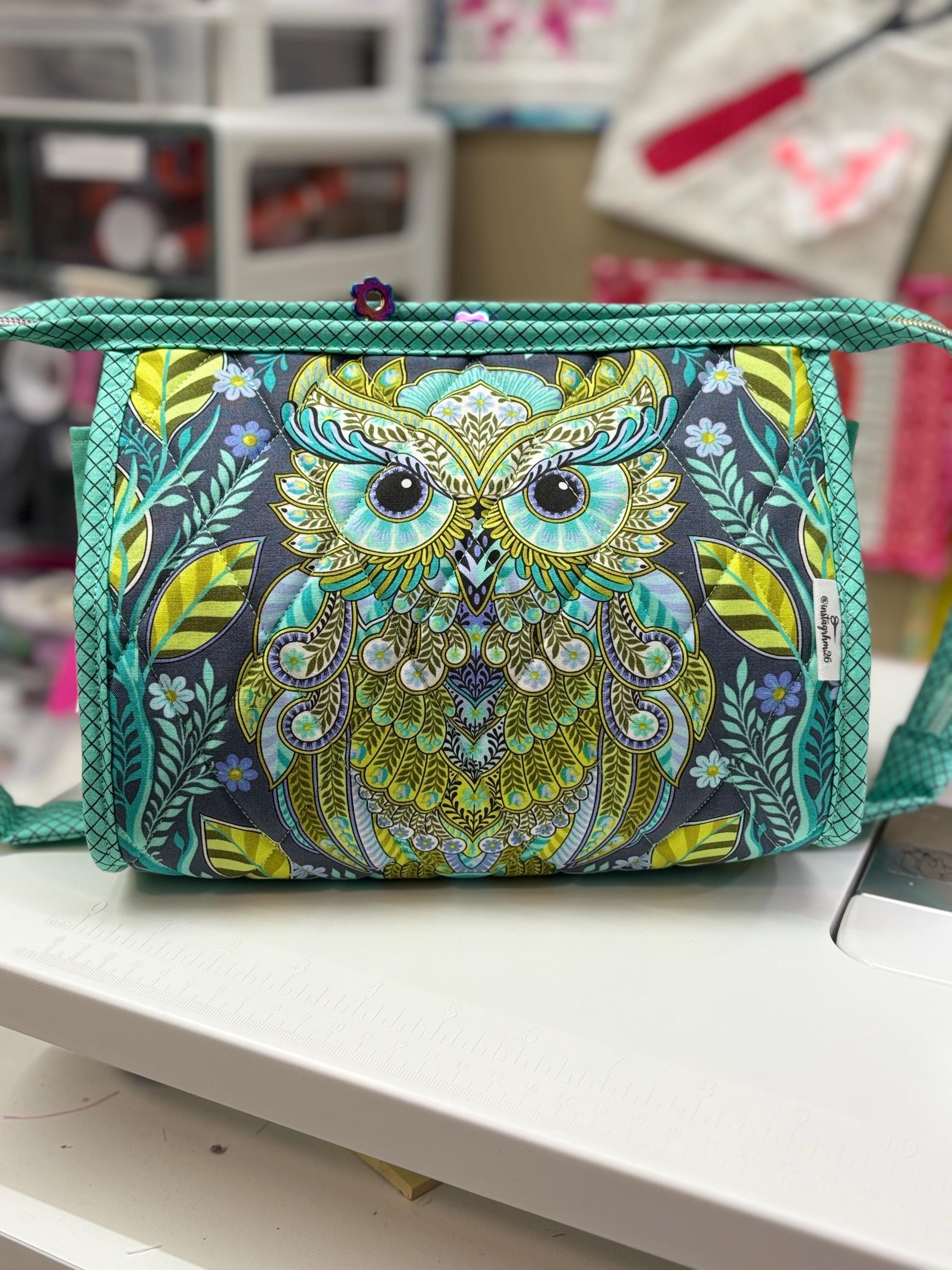 Bionic Gear Bag Featuring Tula Pink Fabrics – Large Sewing Organizer ...