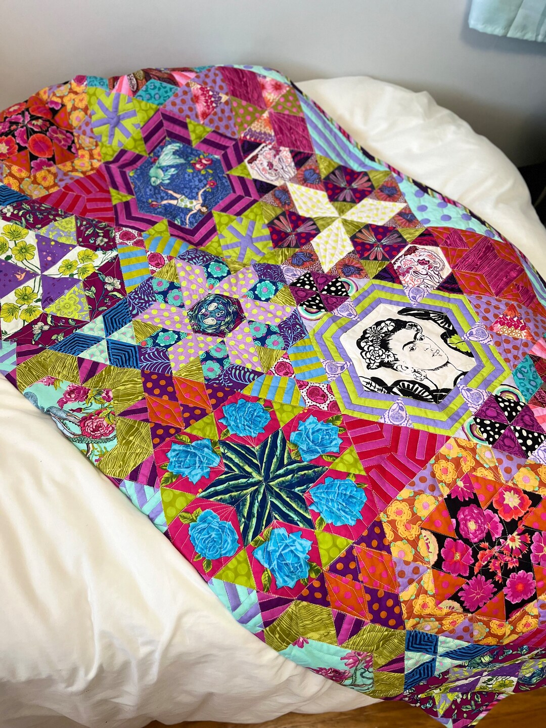 Frida Kahlo Vignette Quilt - Etsy