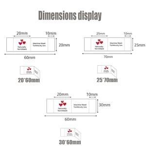 Personalizedclothing Labels, Sew Twill Labels, Personalized Twill ...