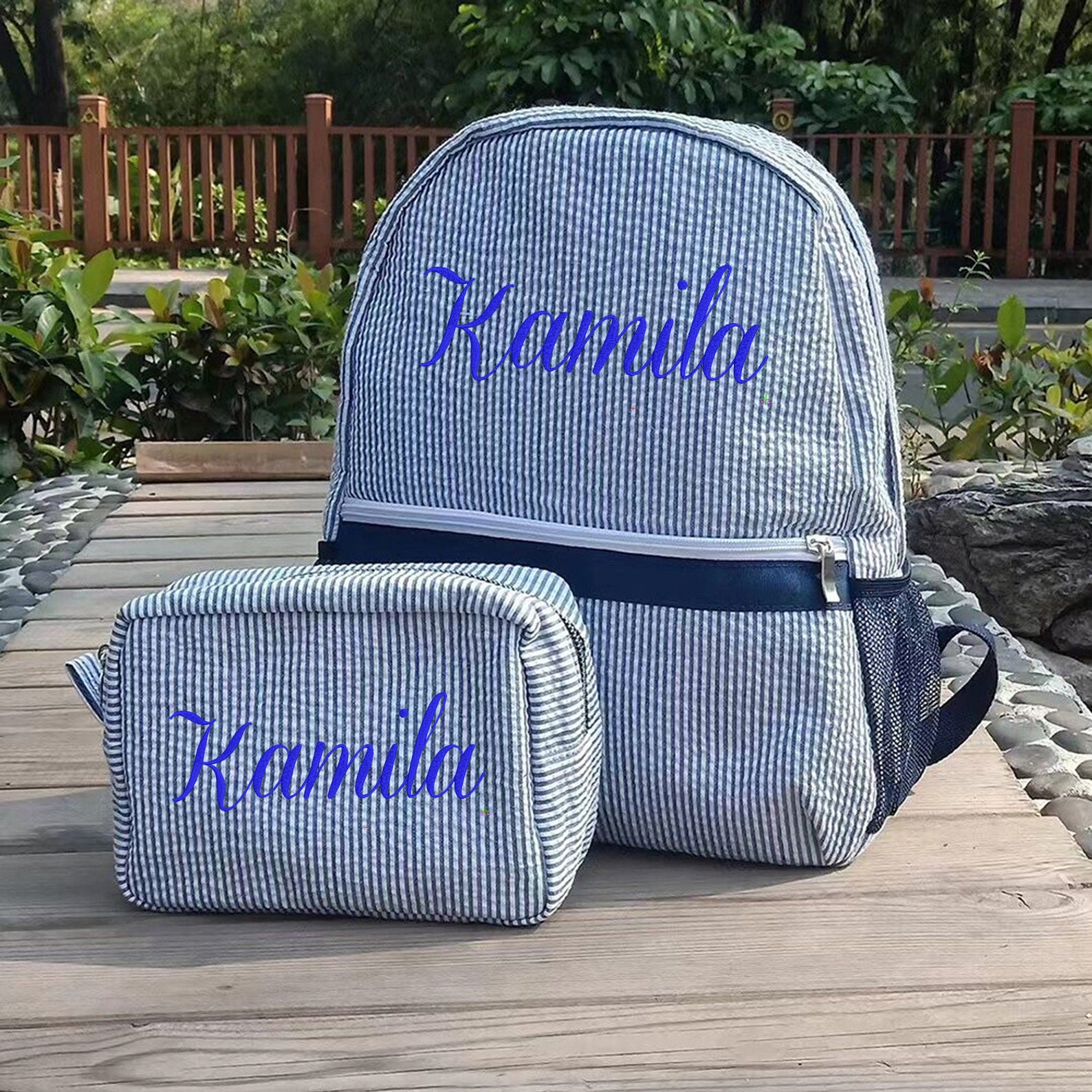 Personalized Kids Backpack With Kids Name Monogram for Boy or Girl ...