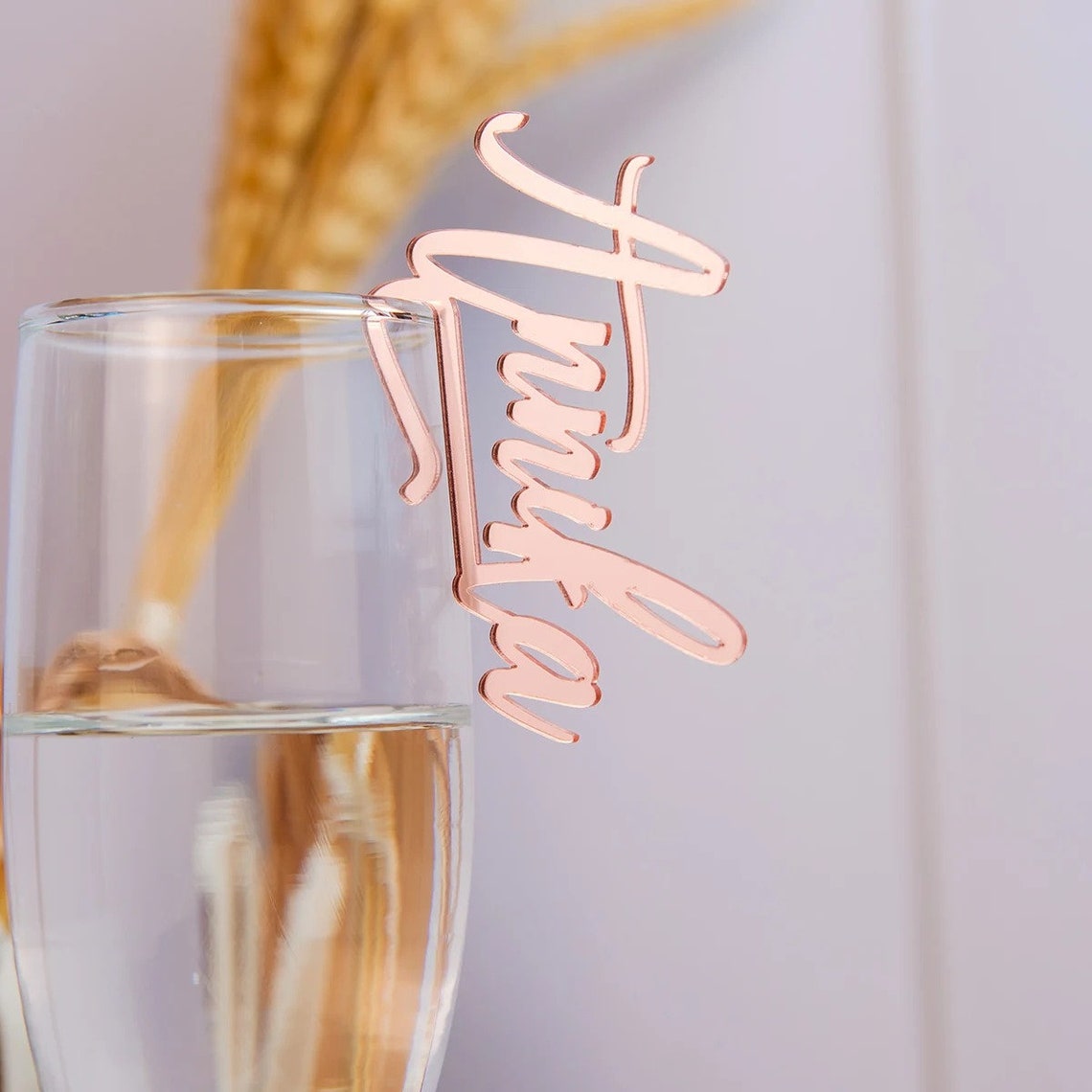 Personalized Acrylic Tags for Wedding, Place Cards With Table Numbers ...