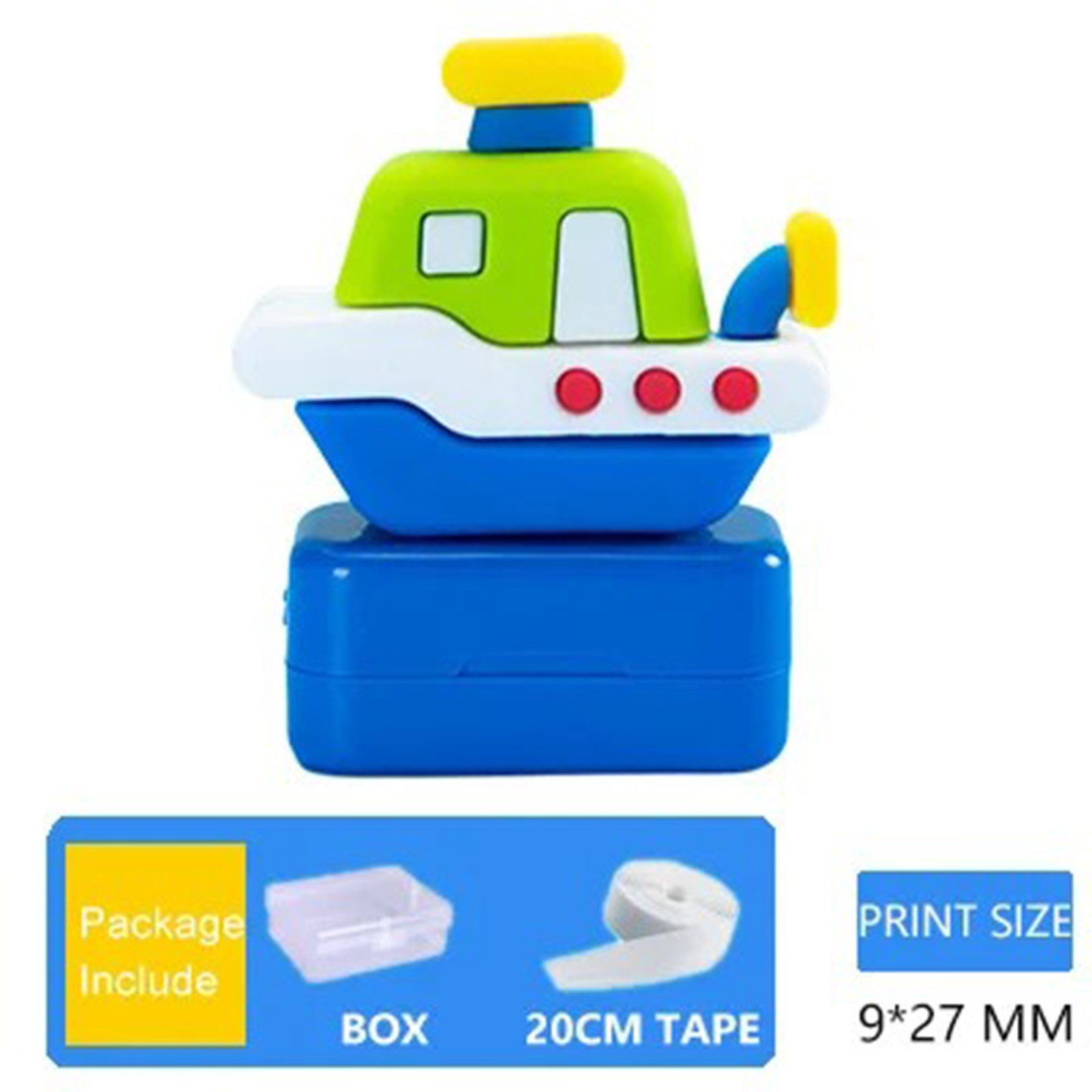 Personalized Cartoon Logo Stamp Custom Name Pattern Rubber Stamp ...